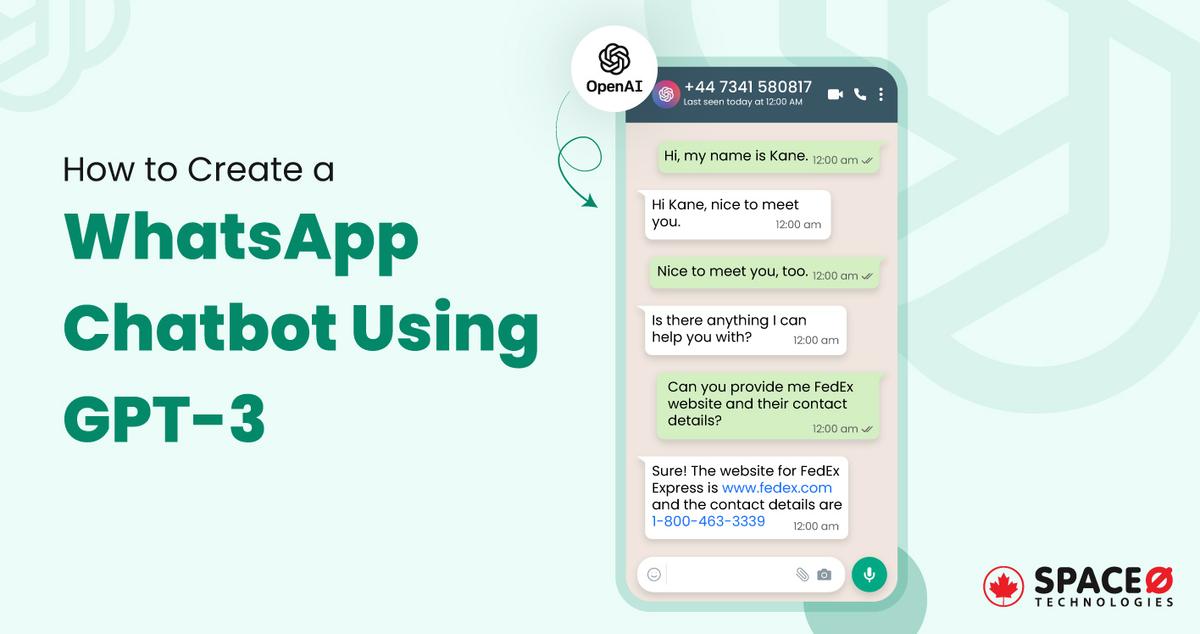 Learn to Create a WhatsApp Chatbot Using GPT-3 in 8 Steps