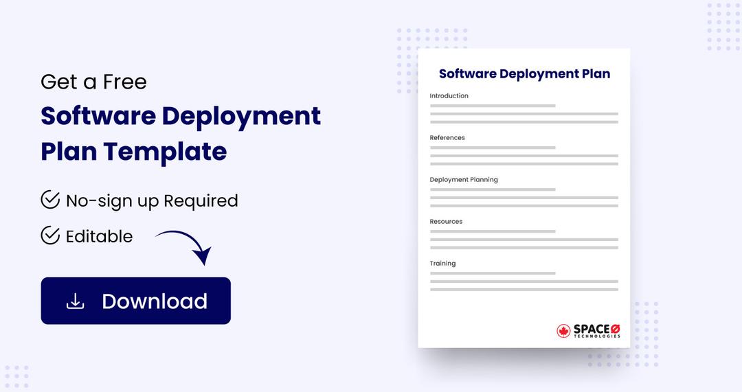Software Deployment Plan Template [Download for Free]